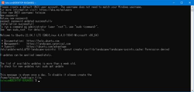 Windows10でLinux環境を構築し、pythonを動かす - telecom-engineer.blog