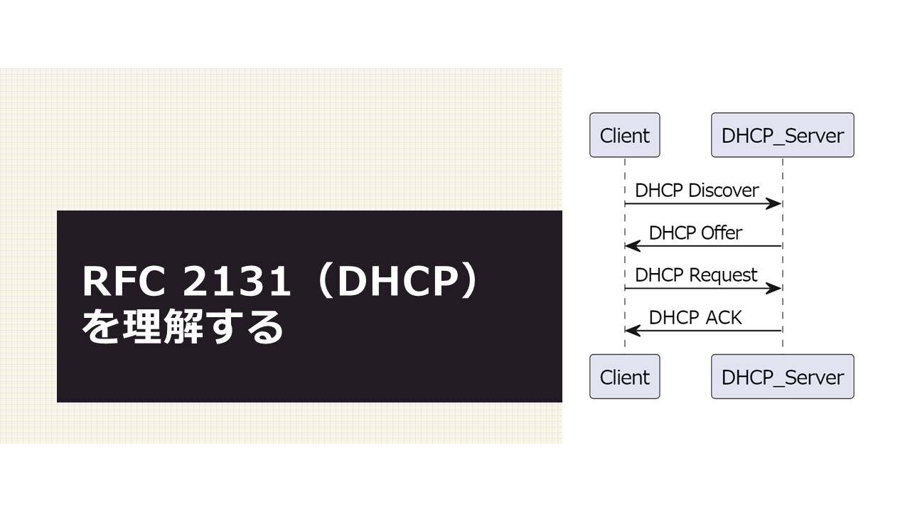 RFC 2131（DHCP）を理解する - telecom-engineer.blog